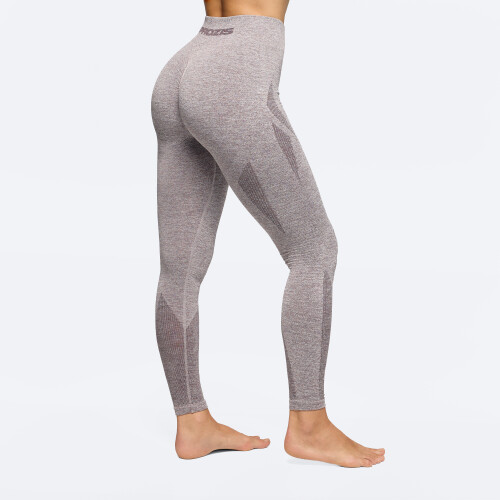 Falcon Regular Waist Leggings Dark Lilac Melange Clothing Prozis