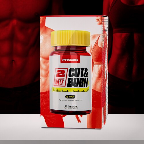 2 Week Cut & Burn 45 Caps - Day - Queimadores de Gordura e Definição ...