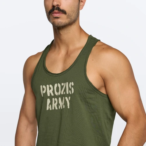 Camiseta sin mangas Stringer Army - Military Green - Ropa | Prozis