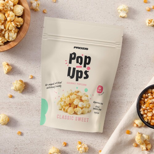 Pop-Ups - Pop-Corn Gourmet - Classique Sucré 85 g - Barres et Snacks à ...