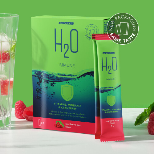 H2O Immune - 8 sticks - Alimentação Diet | Prozis