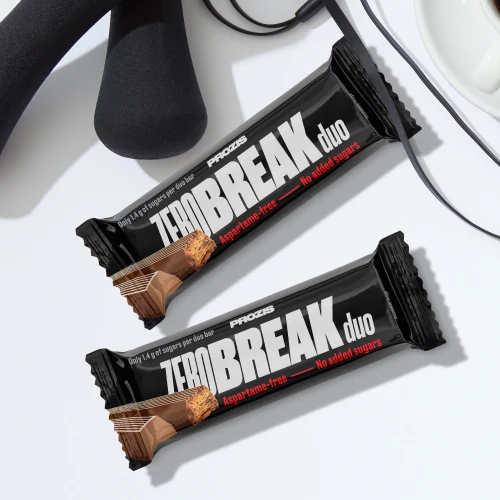 Zero Break Duo Milk Chocolate - 6 bars - Barras e Snacks On The Go | Prozis