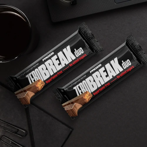 Zero Break Duo Milk Chocolate - 6 bars - Barras e Snacks On The Go | Prozis