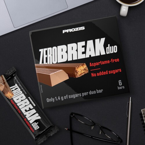 Zero Break Duo Milk Chocolate - 6 bars - Barres et Snacks à Emporter ...