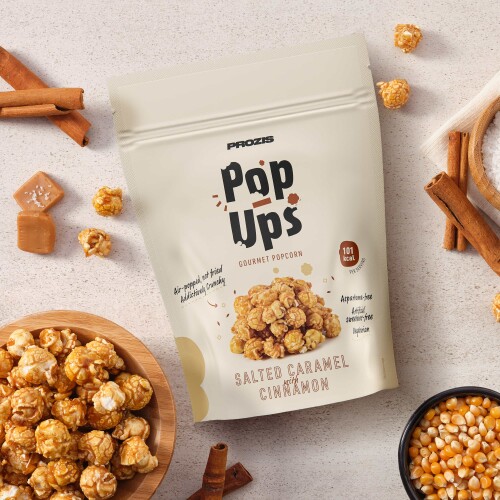 Pop-Ups - Pipocas Gourmet - Caramelo Salgado com Canela 115 g - Barras ...