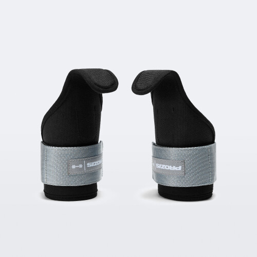 Weightlifting Hooks - Black / Gray - Home Gym | Prozis