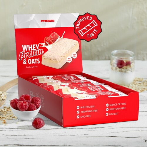 Whey Protein & Oats x 12 - Riegel & Snacks für unterwegs | Prozis