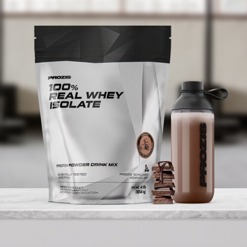 100% Real Whey Isolate - 4 lb - Build Muscle | Prozis
