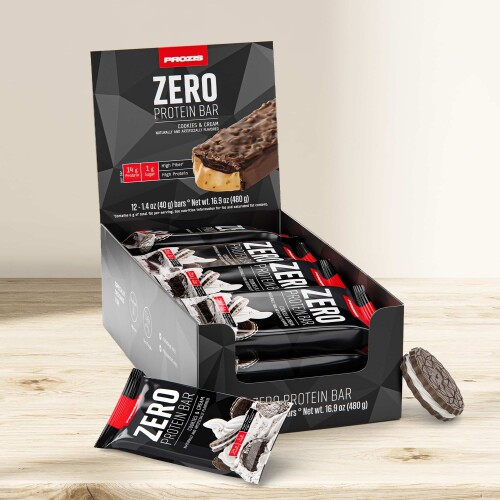 Zero Protein Bar - Low Sugars 12 ct Cookies and Cream - Bars & Snacks ...