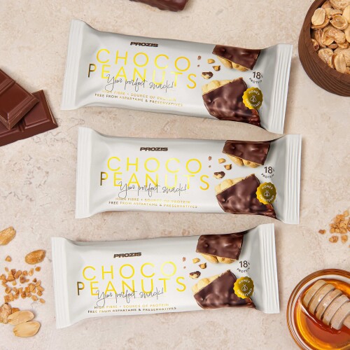 Choco Peanuts - Peanut & Milk Chocolate Bar x 3 - Barres et Snacks à ...