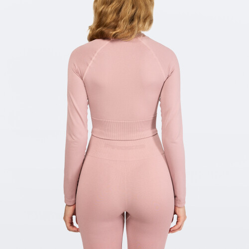 Alpine LS Crop Top - Soft Pink - Clothing | Prozis