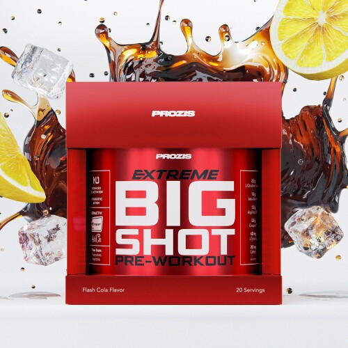 Extreme Big Shot - Pre-Workout 20 servings - Desarrollo Muscular | Prozis