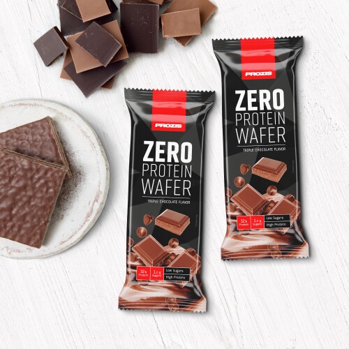Zero Protein Wafer - Niedriger Zuckergehalt - 2 Riegel - Riegel und ...