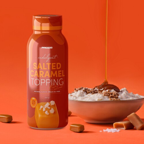 Topping Indulgent de Caramelo Salgado 250 g - Gelado e Sobremesas | Prozis
