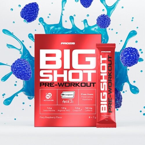 Big Shot - Pre-Workout - 8 sticks - Muskelaufbau | Prozis
