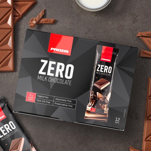 Zero Milk Chocolate - 12 bars - Ice Cream & Desserts | Prozis