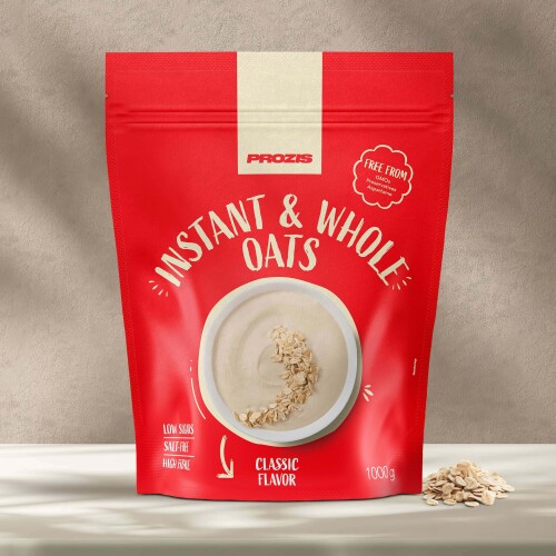 Instant Whole Oats 1000g - Breakfast & Between Meals | Prozis