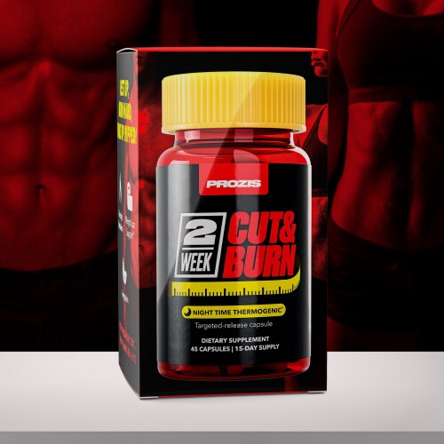 2 Week Cut & Burn 45 Capsules - Night - Fat Burners & Muscle Definition ...