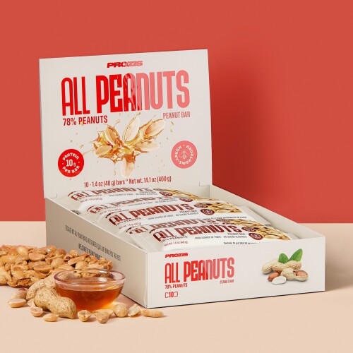 All Peanuts Bar 10 ct - Bars & Snacks On The Go | Prozis