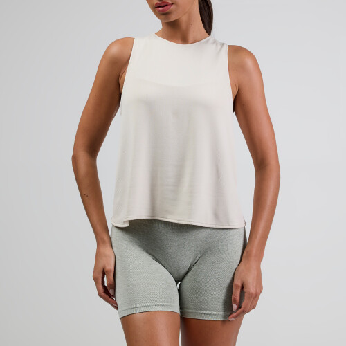 Athleisure Crossover Tank Top - Off White - Clothing | Prozis