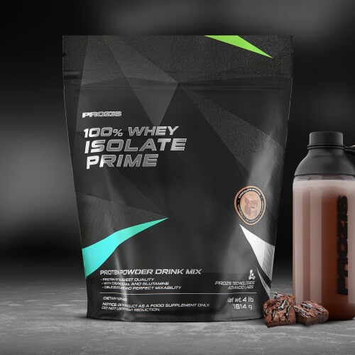 100% Whey Prime Isolate - 4 lb - Build Muscle | Prozis