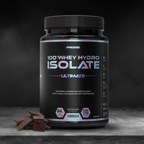 100% Whey Hydro Isolate ULTIMATE SERIES 907g - Desarrollo Muscular | Prozis