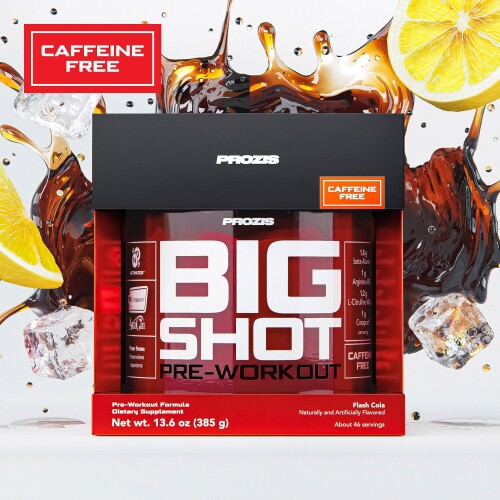 Big Shot - Caffeine-Free Pre-Workout 46 servings - - Build Muscle | Prozis
