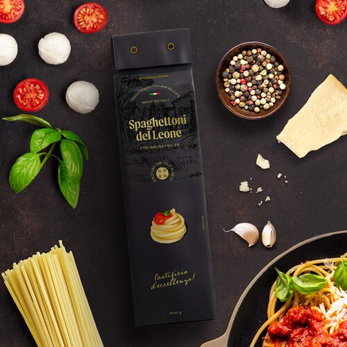 Spaghettoni del Leone - Gourmet Pasta 500 g - Lunch & Dinner | Prozis