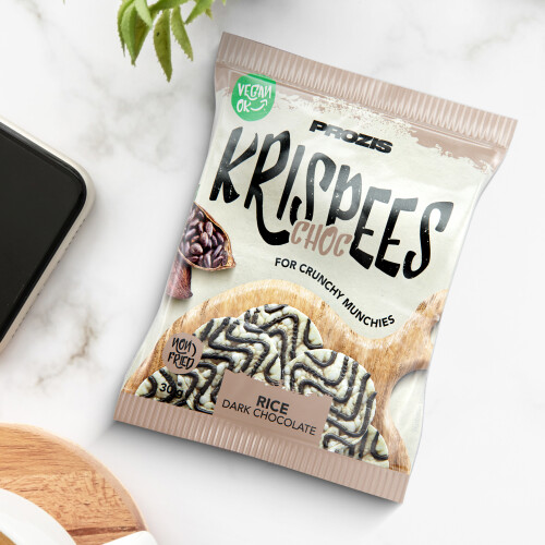 Choc Krispees - Reis mit Dunkler Schokolade 30 g - Riegel & Snacks für ...